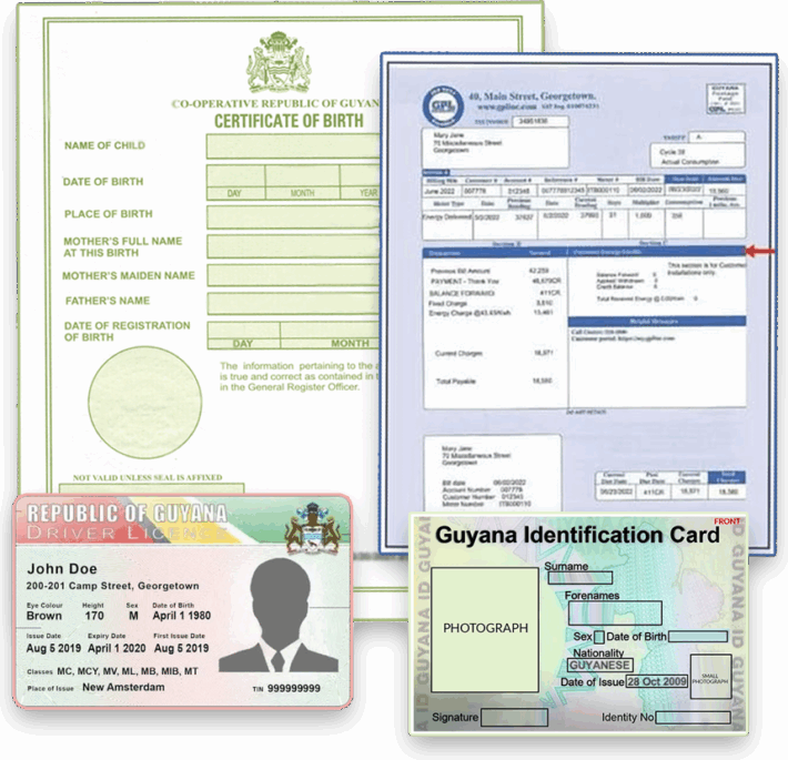 Guyana Digital Identity Card | Digital Identity Card Registry